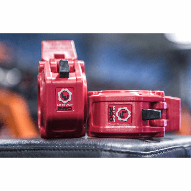 Lock Jaw Pro 2 inch Olympic Locking Collars - Red