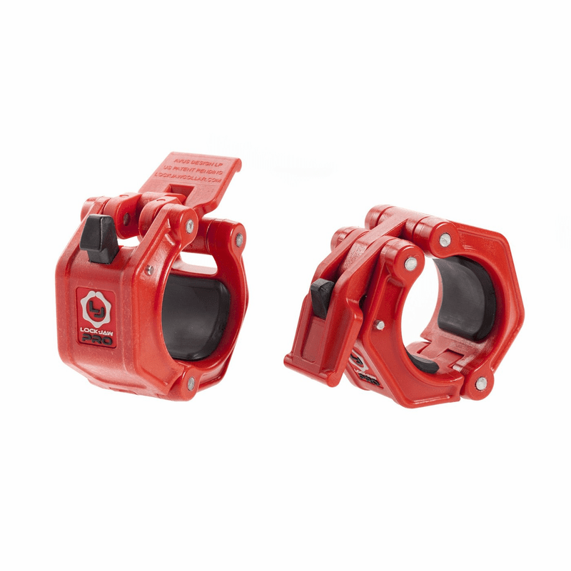 Lock Jaw Pro 2 inch Olympic Locking Collars - Red