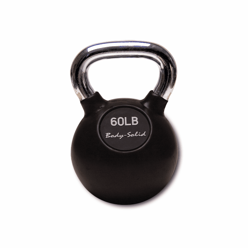 Premium Rubber Coated Kettlebells 5-75lb Set