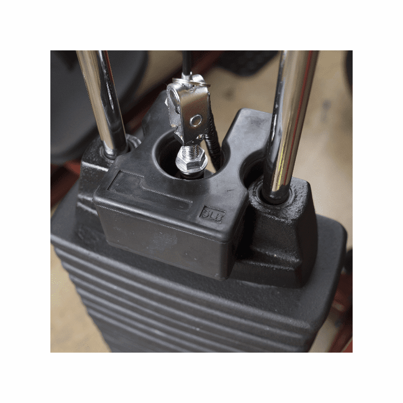 Rubber Coated Add-On Weight 5 lbs.