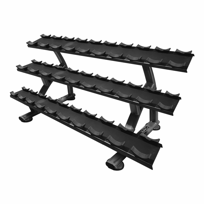 Tag Fitness 3 Tier Saddle Dumbbell Rack
