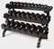 Troy 5-75lb Dumbbell Set W/3 Tier Shelf Rack