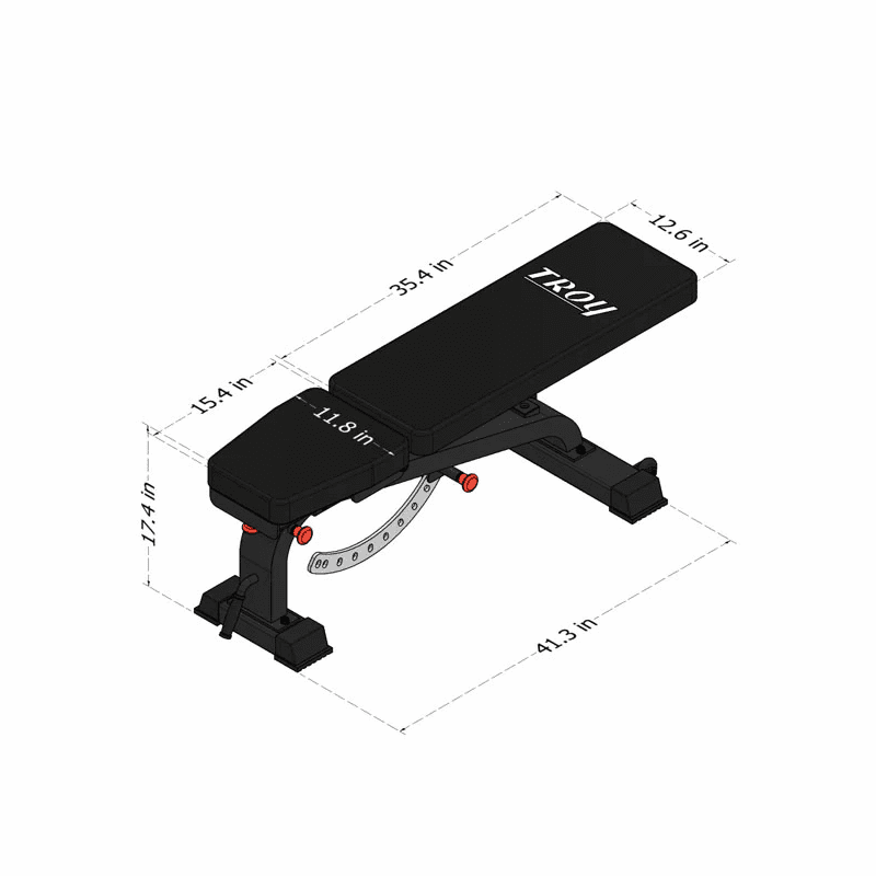 Troy Barbell GTBH Adjustable Weight Bench