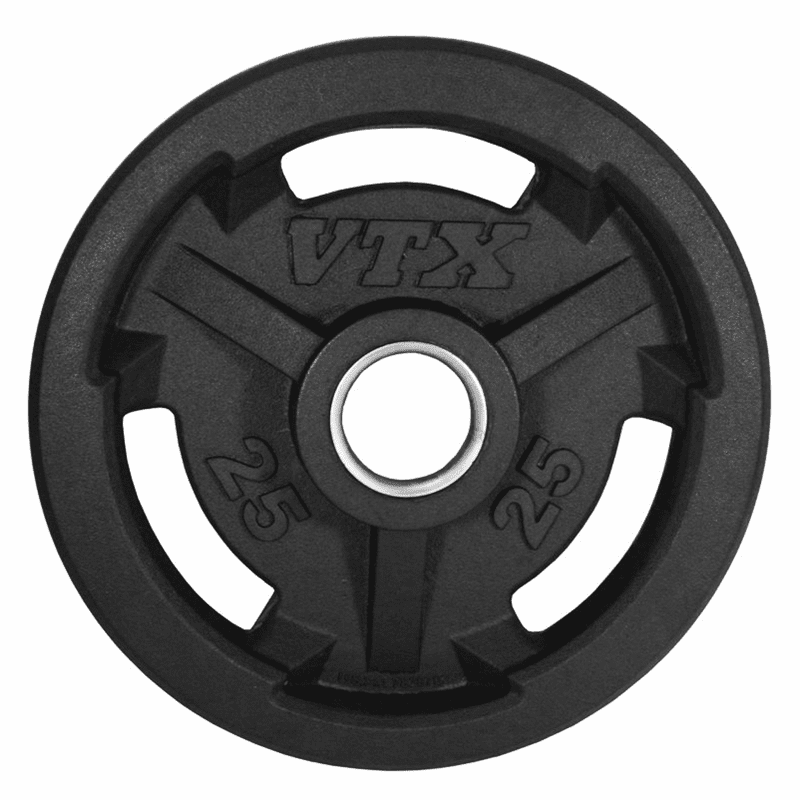 VTX Rubber Olympic Weight Plate Set - 255lbs