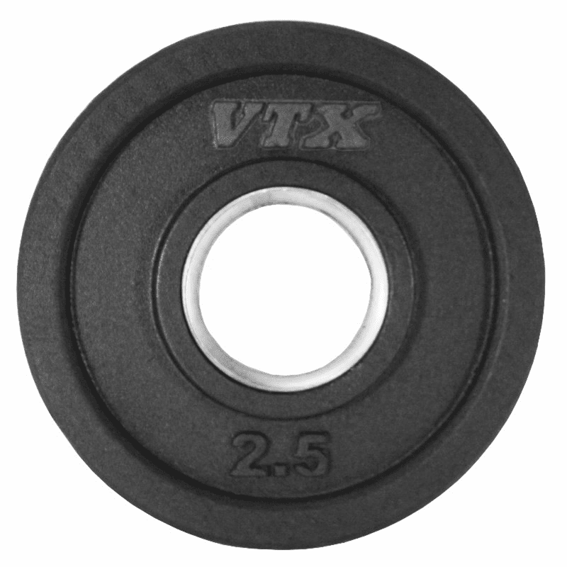 VTX Rubber Olympic Weight Plate Set - 255lbs