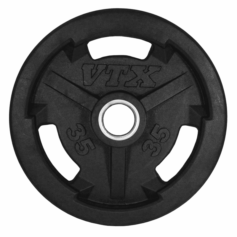 VTX Rubber Olympic Weight Plate Set - 455lbs