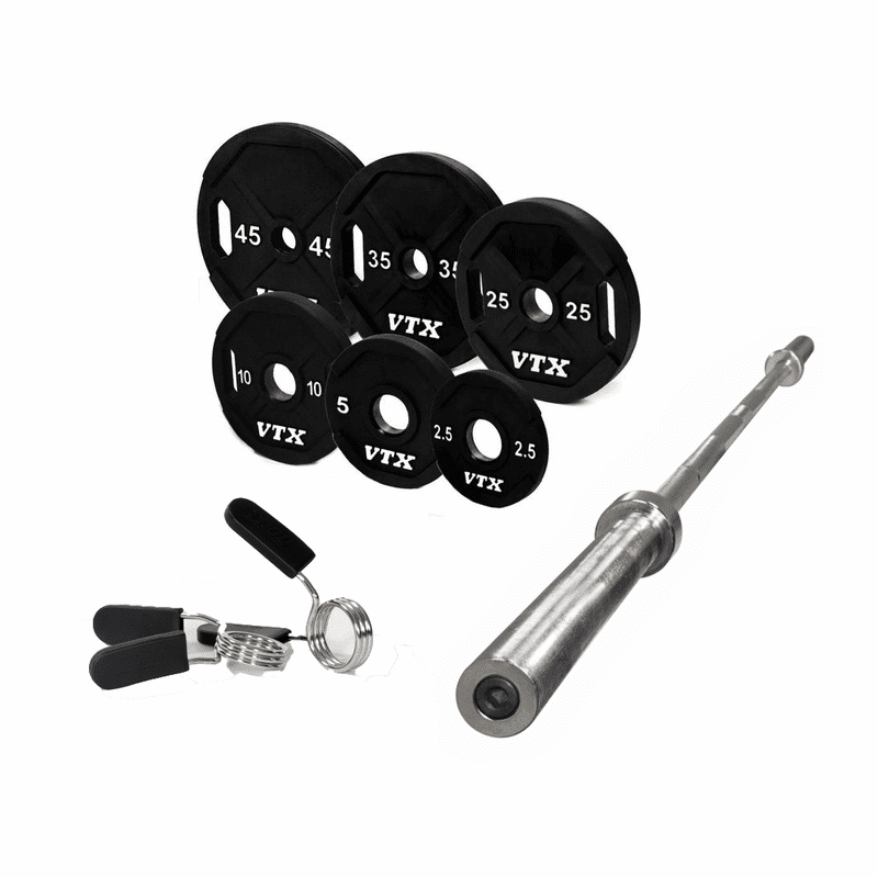 VTX Urethane Olympic Grip Weight Plate Sets