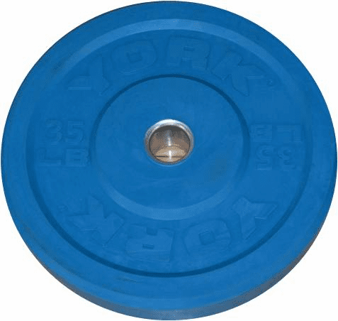 York 35lb Blue Bumper Plate - Pair