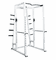 York Power Rack With Weight Storage