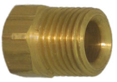 Inverted Flare Fittings: Inverted Flare Tube Nut (Brass)