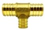 F1807 Lead Free Brass PEX Reducing Tee