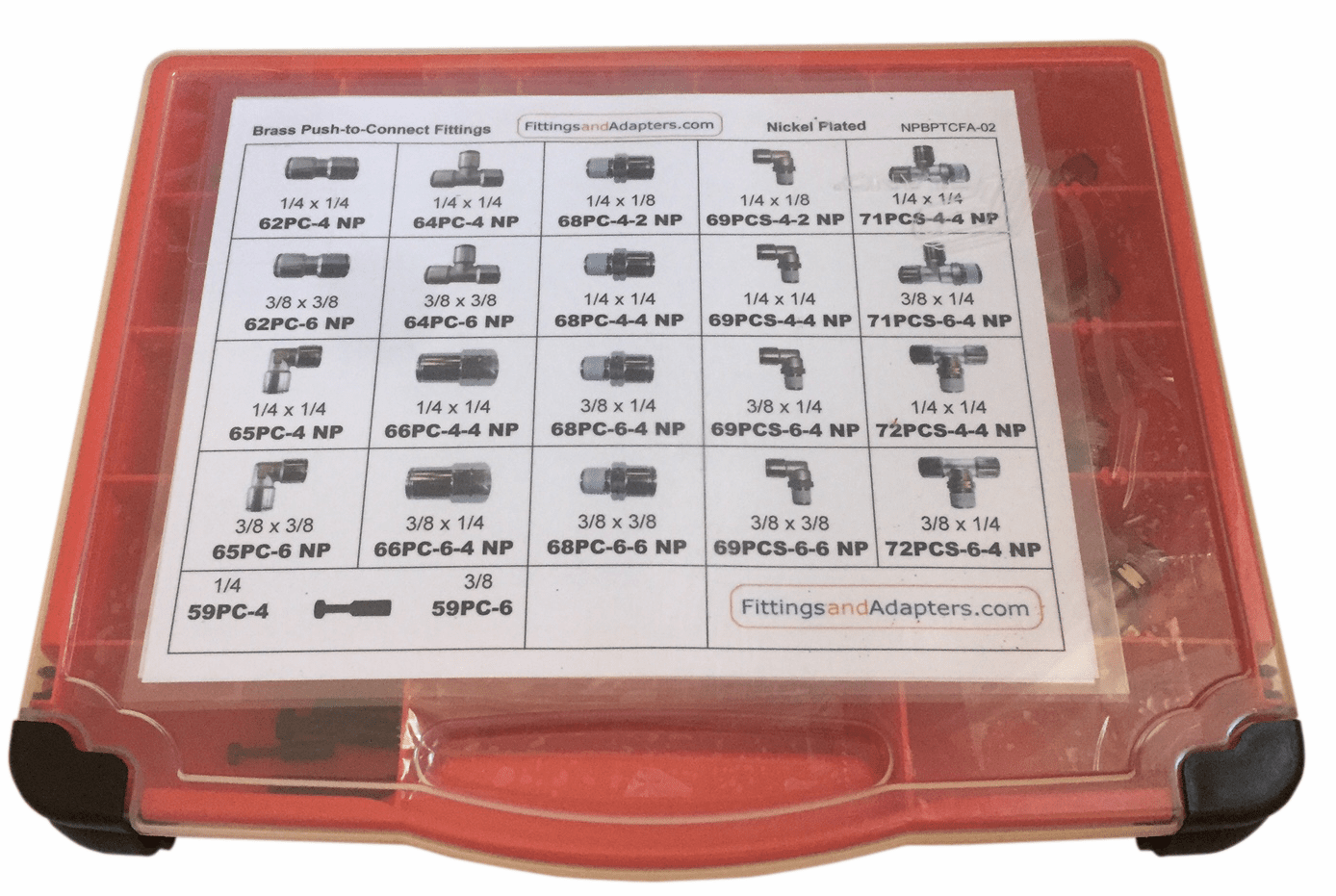 Nickel Plated Brass Push-to Connect Fittings