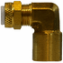 Poly Fittings: Brass Poly Fitting 90° Female Elbow