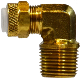 Poly Fittings: Brass Poly Fitting 90° Male Elbow
