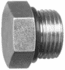 Stainless Steel O-Ring Boss Adapters (ORB): Hex Head O-Ring Plug