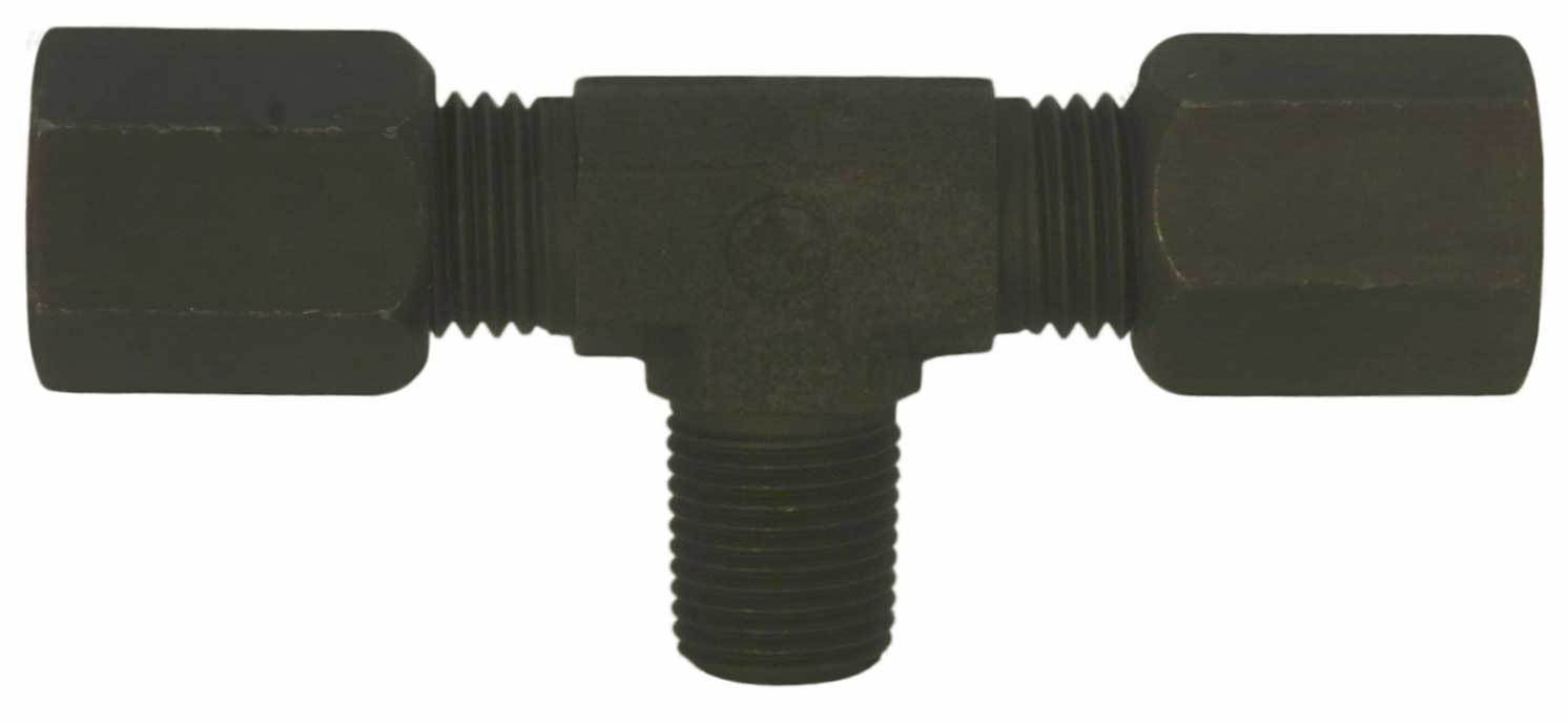 Steel Flareless Fittings: Steel Flareless Male Branch Tee