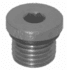 Steel O-Ring Boss Adapters (ORB): Counter Sunk Viton O-Ring Plug