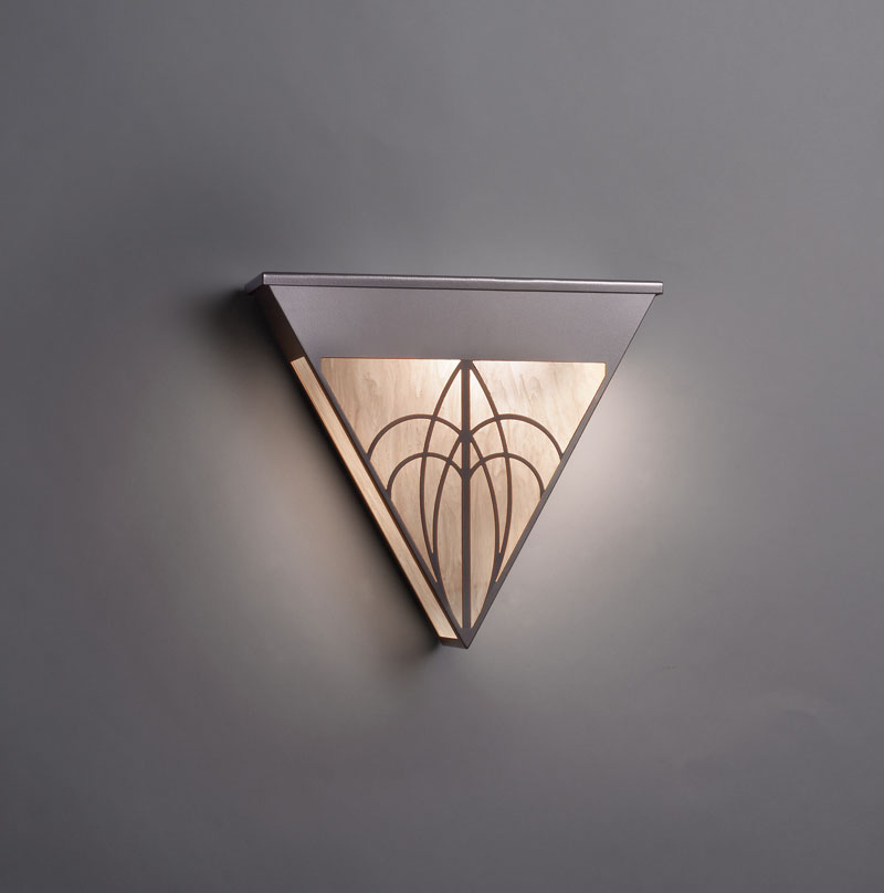06103 Ultralights Lighting Profiles Triangular Wall Sconce