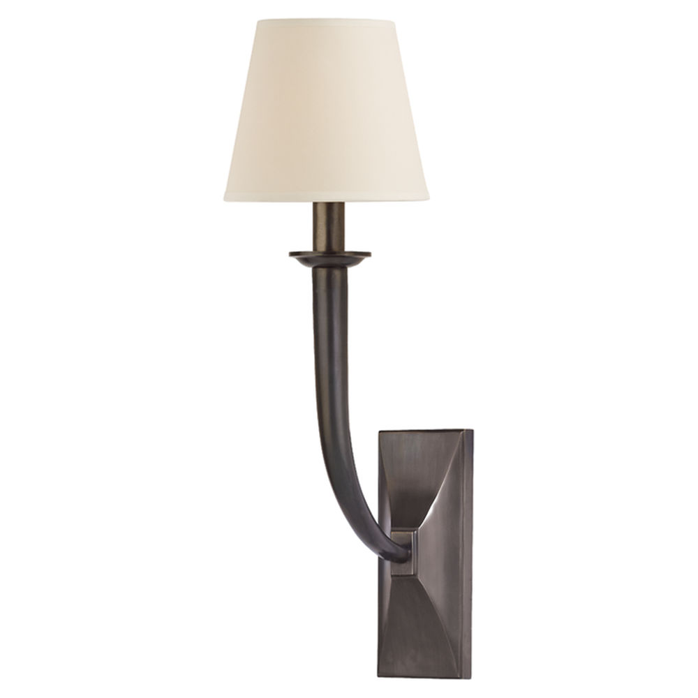 110 Hudson Valley Vienna 1 Light Wall Sconce W/White Shade