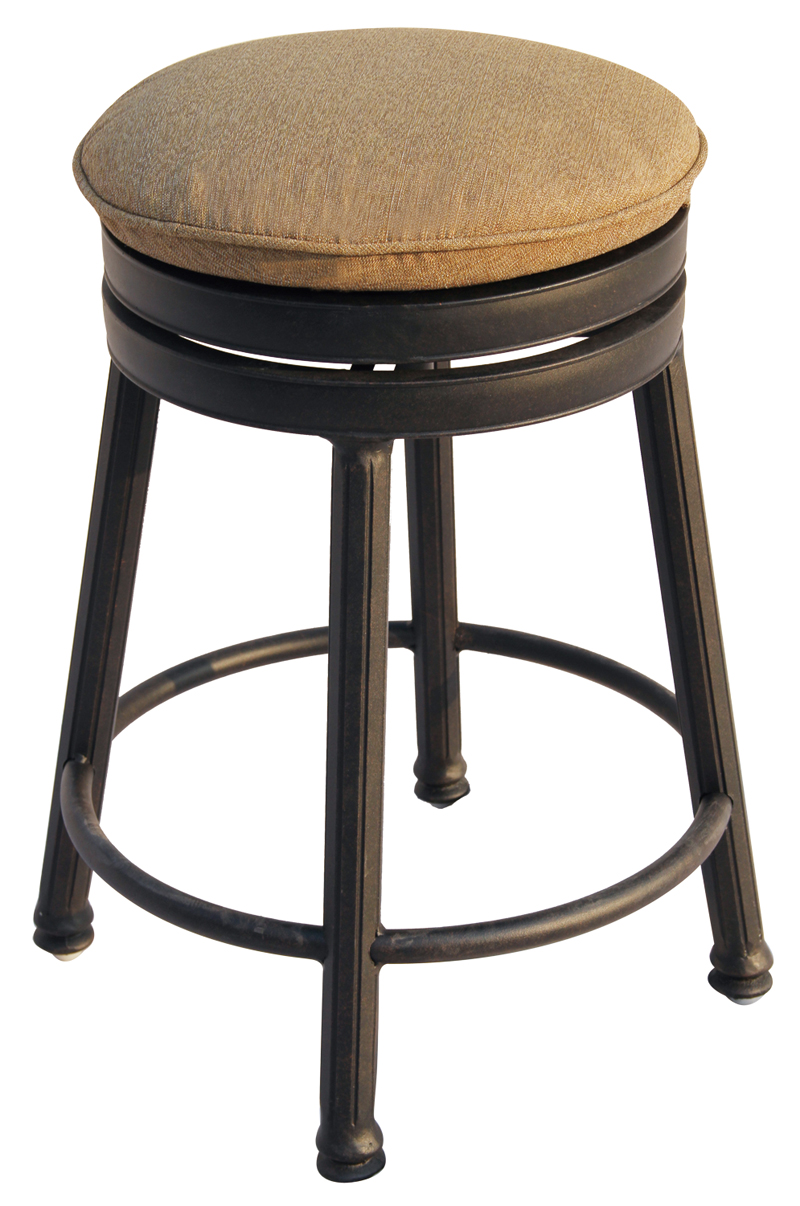 1210-7CH Darlee Backless Round Counter Height Swivel Bar Stool