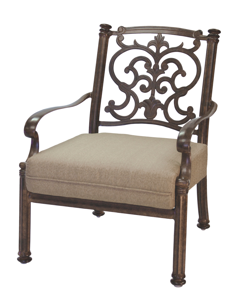 201018 Darlee Santa Barbara Deep Seating Group 4 PC Set (including club ...