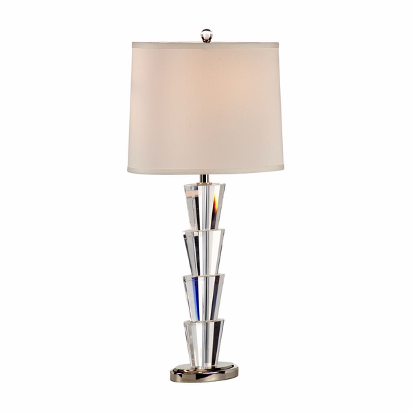 22292 Wildwood Solid Crystal Clear Crystal Fountain Lamp