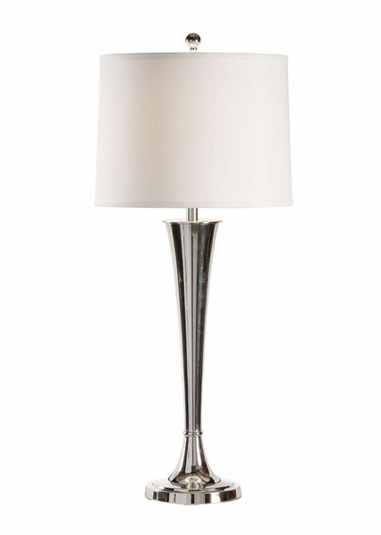 22390 Wildwood Lamps Silver Horn Lamp