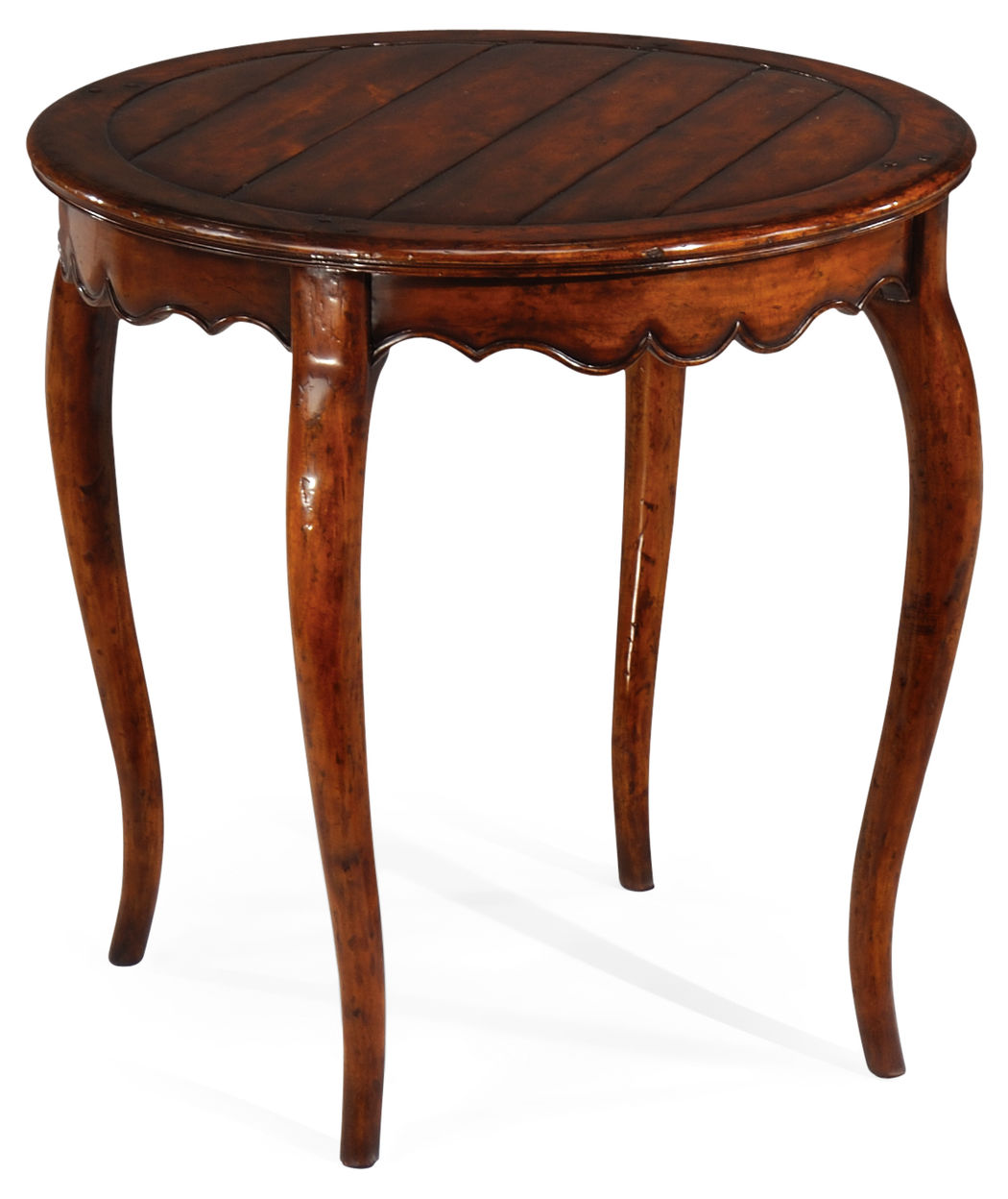 492044 Jonathan Charles Country Farmhouse Round French Walnut Country ...