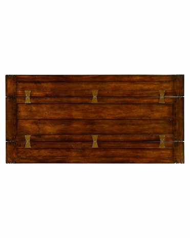 492704 Jonathan Charles Country Farmhouse Small Walnut Hunt Table
