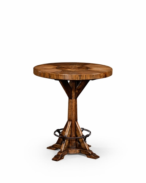 494770 Jonathan Charles Huntingdon Country Living Style Walnut Bar Table