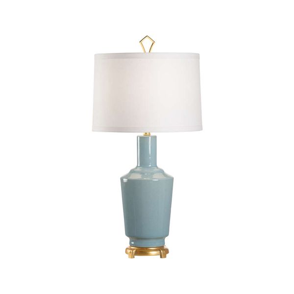 61441 Wildwood Emma Lamp - Bayboro Blue