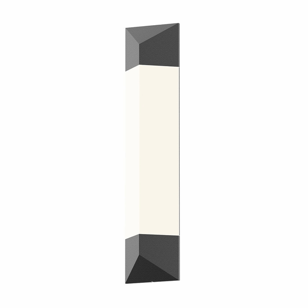 7333.74-WL Sonneman Triform Inside-Out 24" LED Sconce with Textured ...