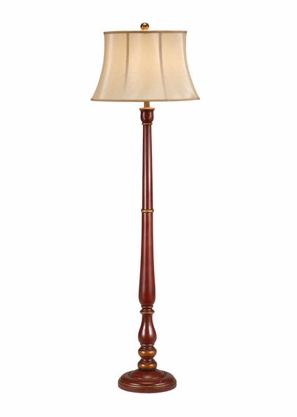 9482 Wildwood Lamps Turned Stick Floor Lamp