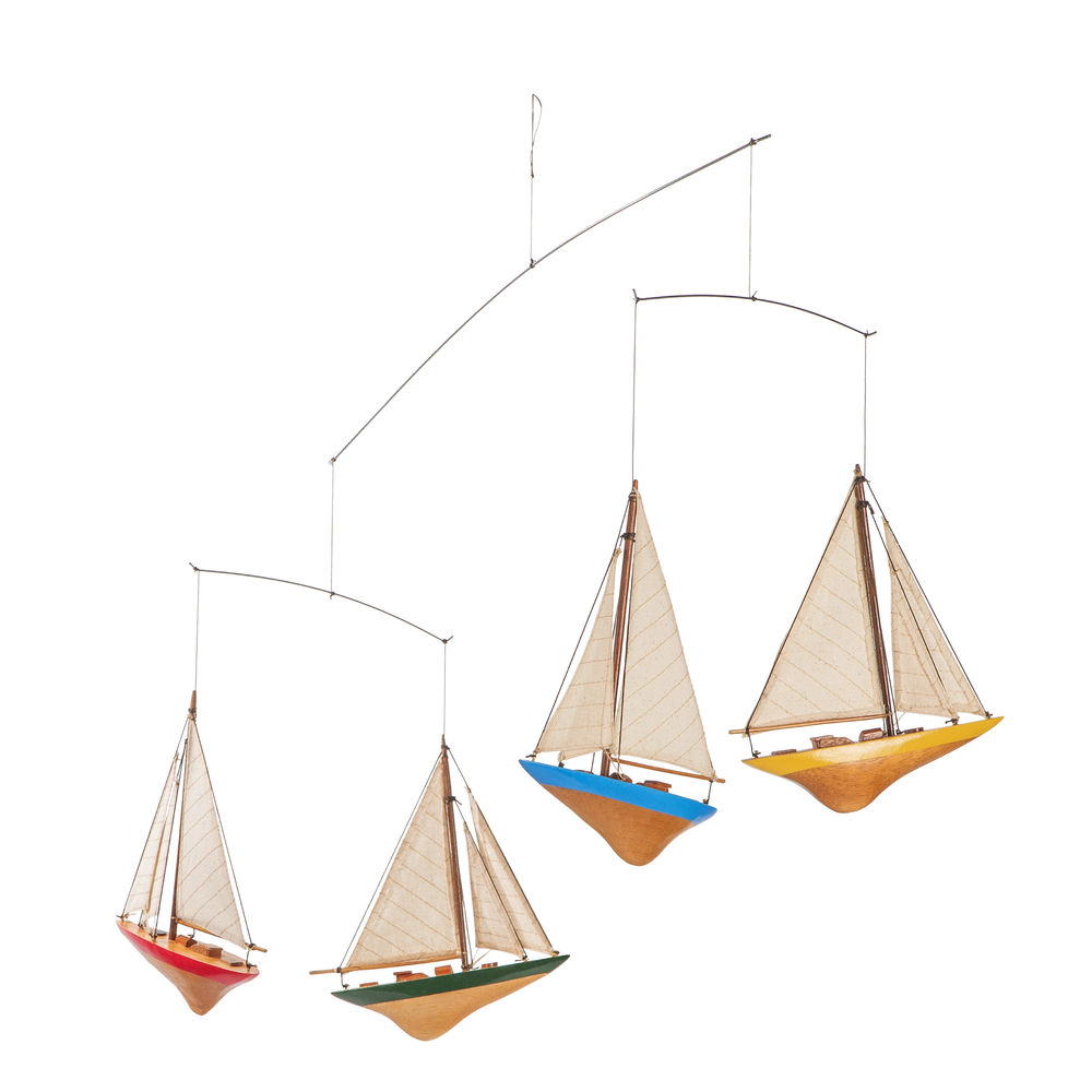AS130 Authentic Models (4) Detailed Colored J-Yachts A-Cup Mobile