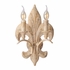 B4032 Troy Interior Chaumont Sconce 2Lt Hand-Worked Iron Wall Mount in ...