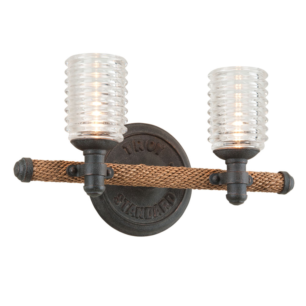 B4152 Troy Hand-Worked Iron Interior Shipyard Bronze Embarcadero 2Lt ...