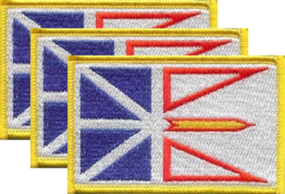 Newfoundland Flag Patch Sale-Discount Embroidered Iron or Sew on Cheap Wholesale Flag Patch