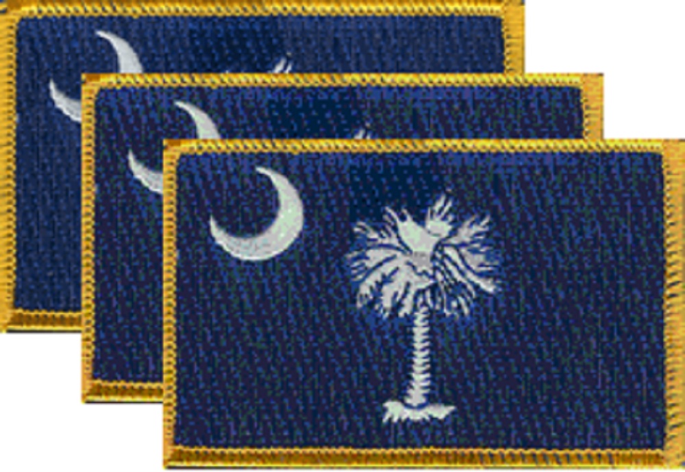 South Carolina Flag Patch Sale-Discount Embroidered Iron or Sew on ...