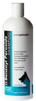 Benzoyle Peroxide Shampoo for dogs and cats. All Veterinary Supply