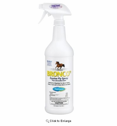 Bronco Equine Fly Spray with Citronella.|All Veterinary Supply