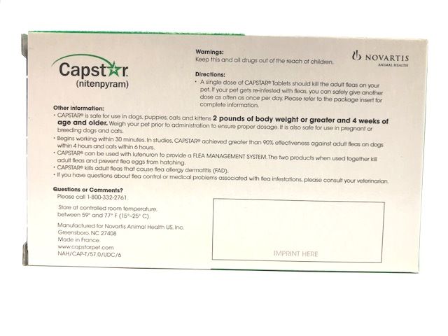 Capstar For Dogs over 25lbs. | All Veterinary Supply