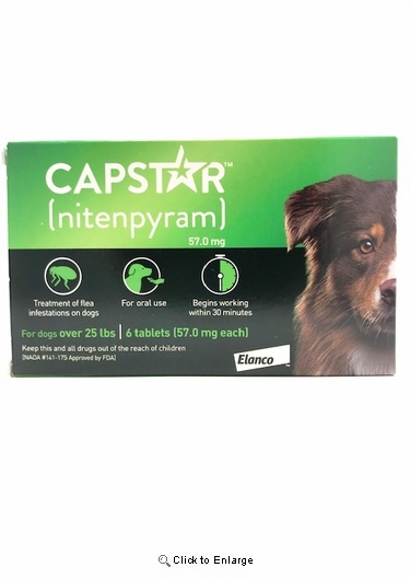 Capstar For Dogs over 25lbs. | All Veterinary Supply