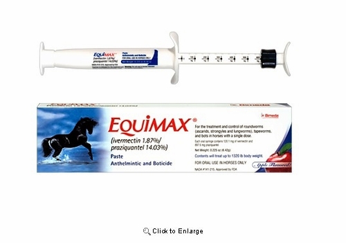 Equimax Horse Wormer Paste 6.42g | 899855500175