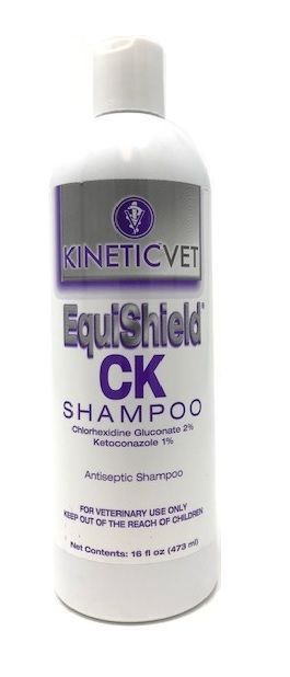 Equishield CK Shampoo for cats, dogs and horses.