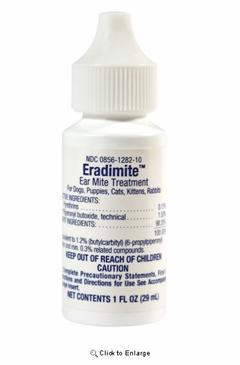 Eradimite Ear Mite Treatment for Cats & Dogs. | All Veterinary Supply