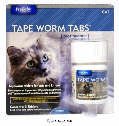 Tape Worm Tabs for Cats. | All Veterinary Supply