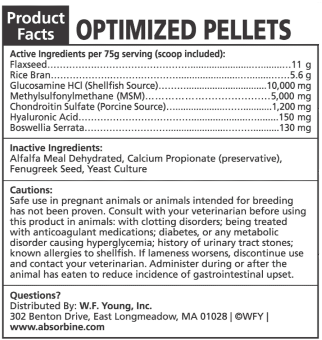 Flex Max Optimized Pellets for Horses. | All Veterinary Supply
