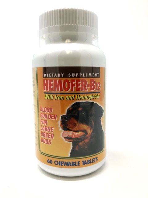 Hemofer-B12 for Large Dogs 60ct. | All Veterinary Supply