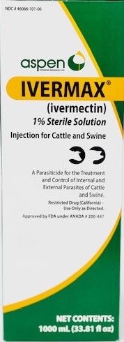 Ivermax Ivermectin Injection 1%, 1000ml. | All Veterinary Supply