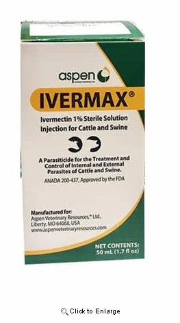 Ivermax Ivermectin Injection 50ml for Cattle & Swine. | All Veterinary ...